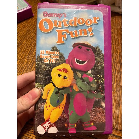 Barney Home Video | Other | Barneys Outdoor Fun Vhs 55 Minutes Never ...
